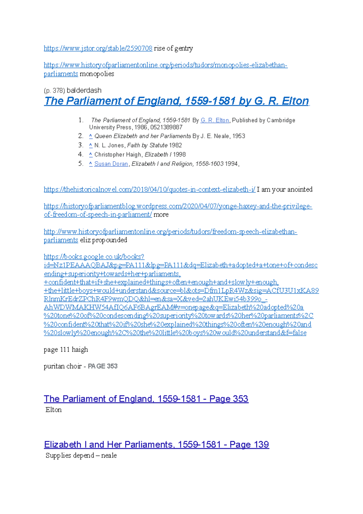 Coursework cites - jstor/stable/2590708 rise of gentry - Studocu