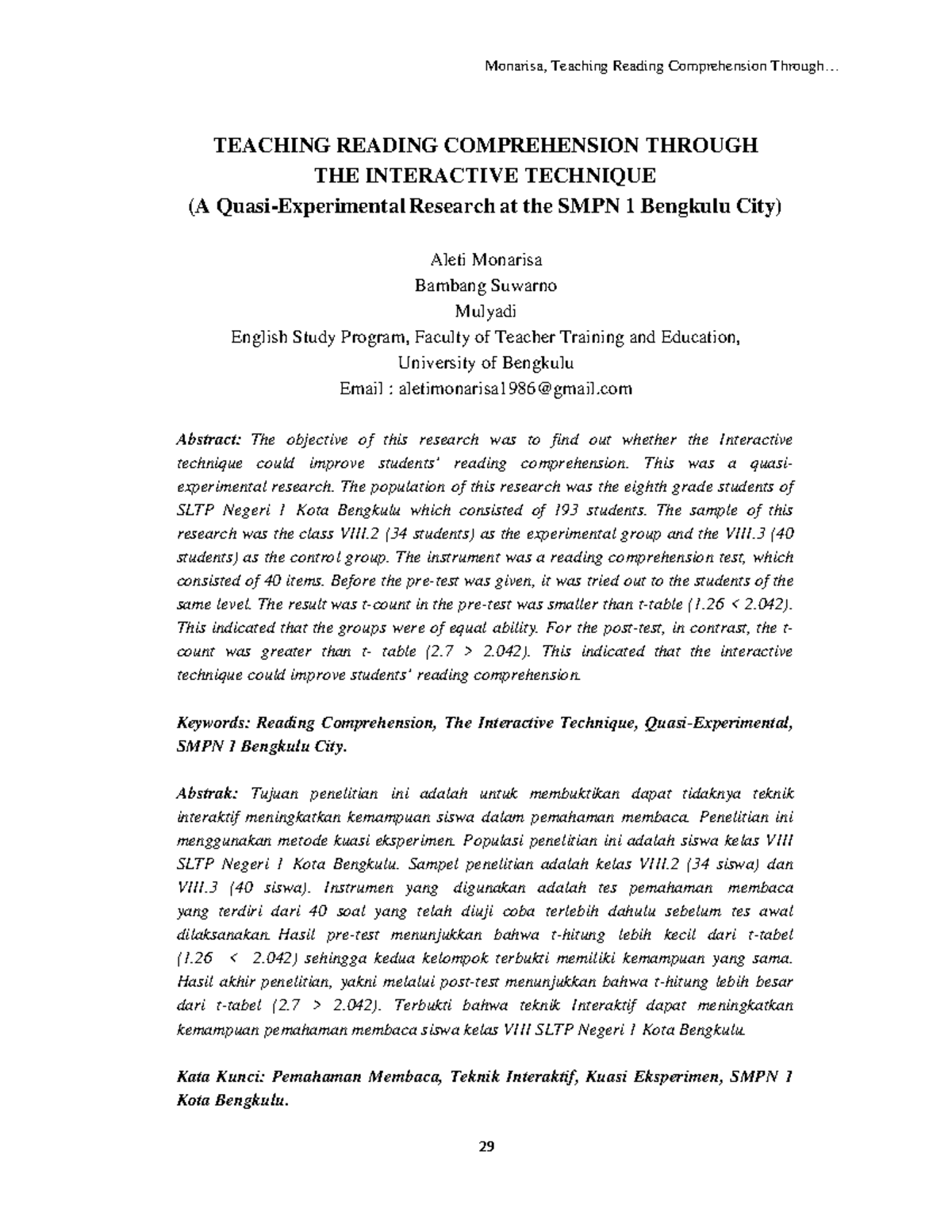 Teaching reading comprehension through the interactive 13w5x1enu7 ...