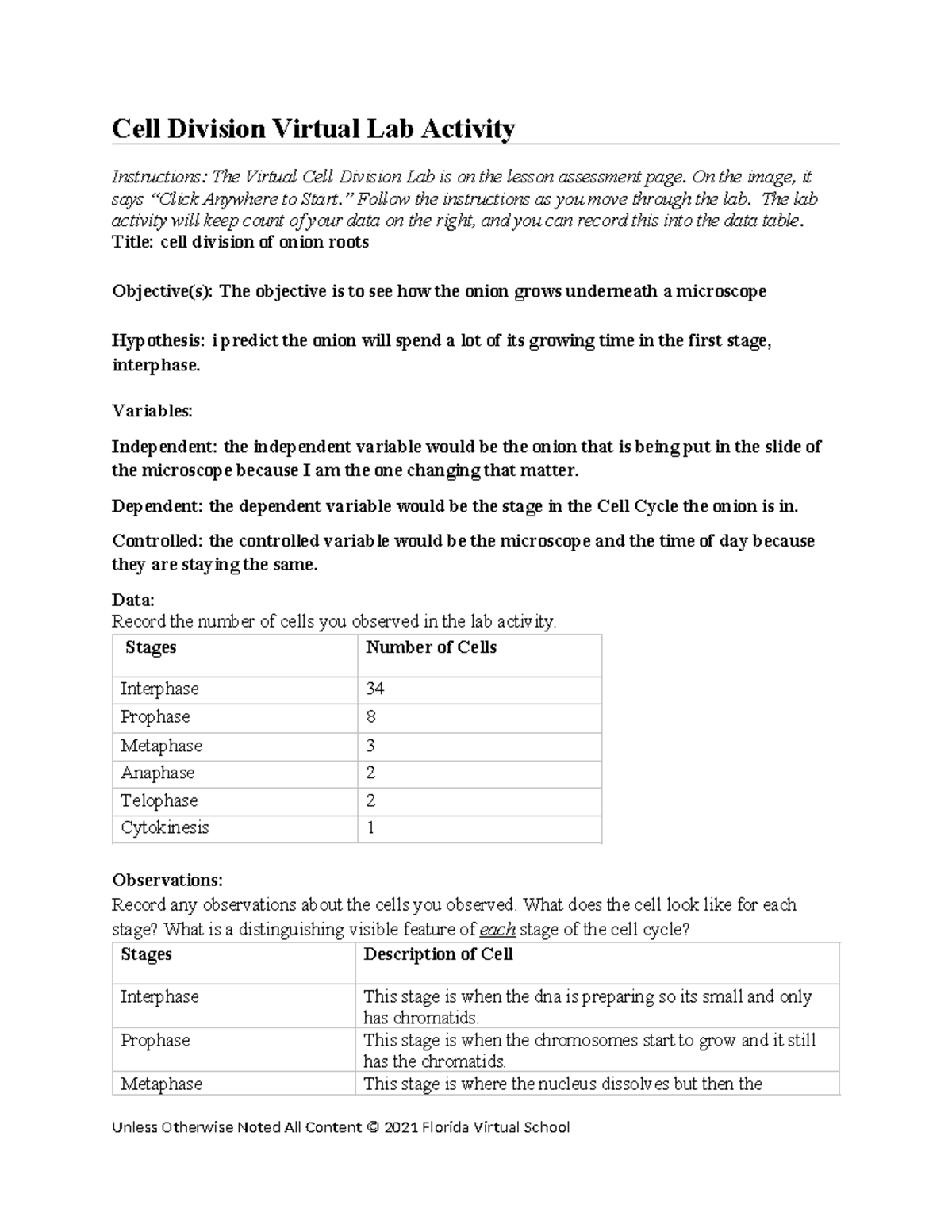 3 - .... - Cell Division Virtual Lab Activity Instructions: The Virtual ...
