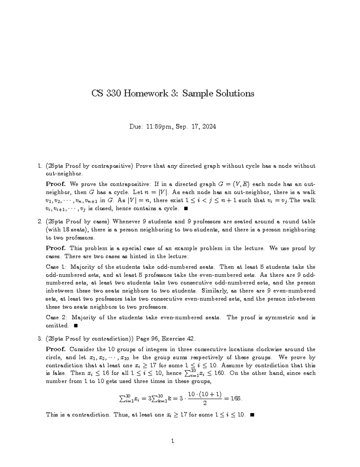 CS330F24hw3sol - Homework 3 - CS 330 Homework 3: Sample Solutions Due: 11:59pm, Sep. 17, 2024 ...