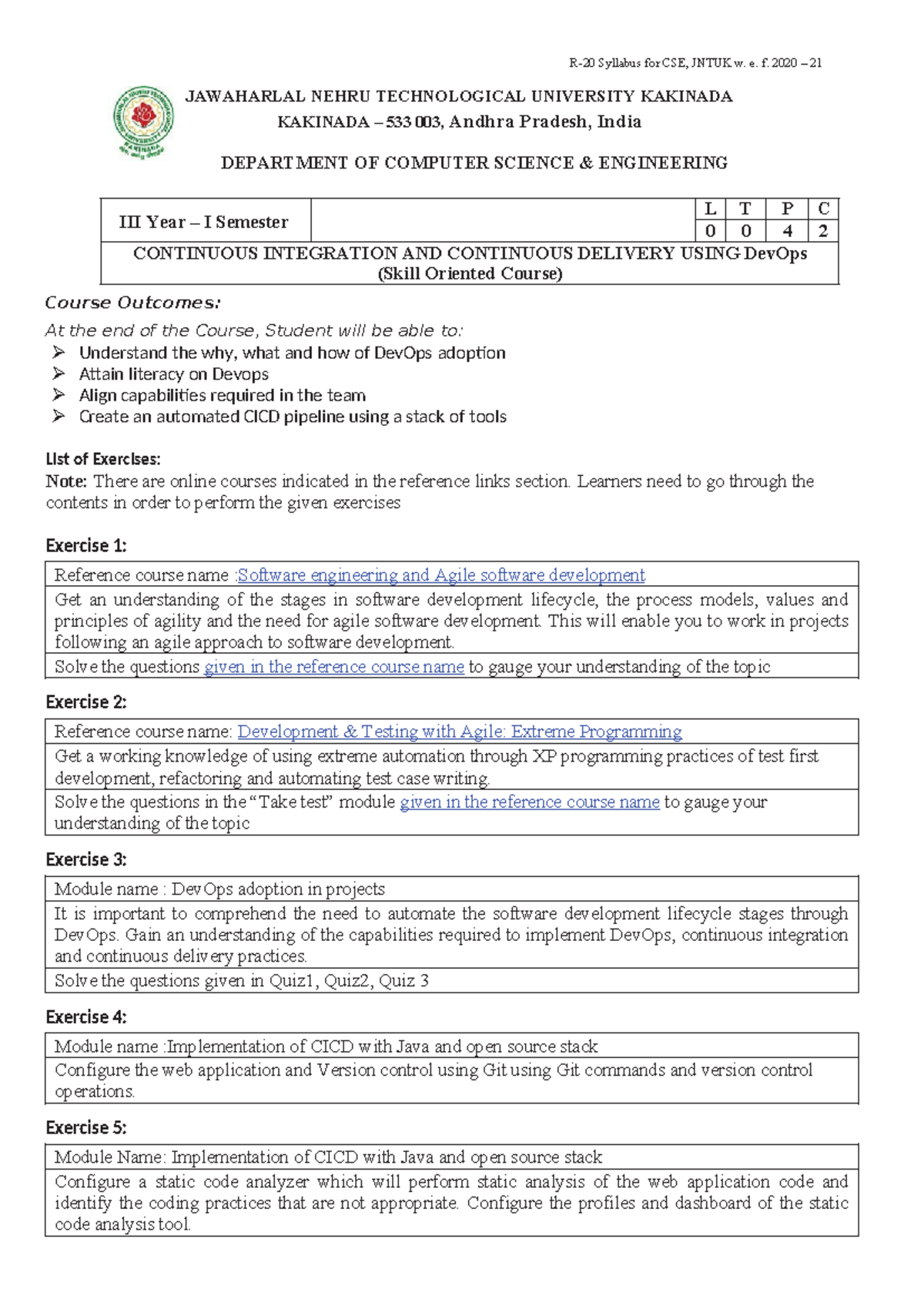Dev Ops Updated - mmoiommd - R-20 Syllabus for CSE, JNTUK w. e. f. 2020 ...