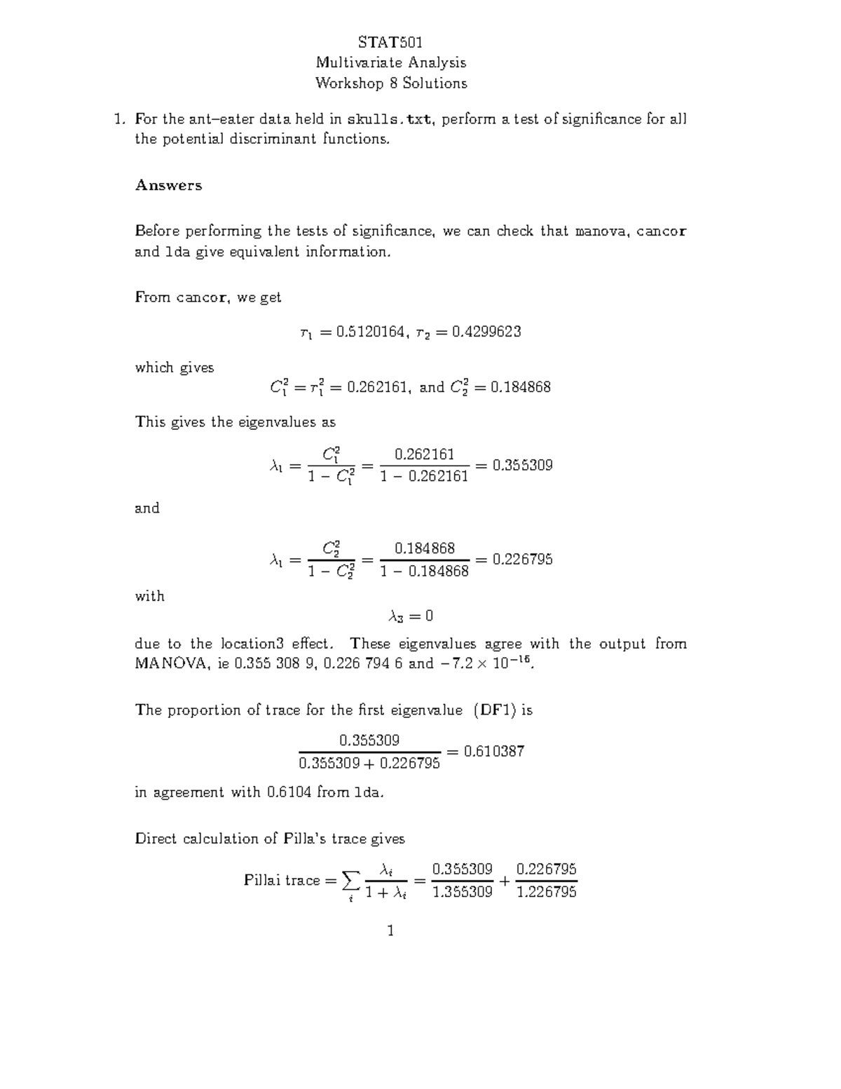 STAT501 Workshop 8 Questions & Solutions - STAT501 Multivariate ...