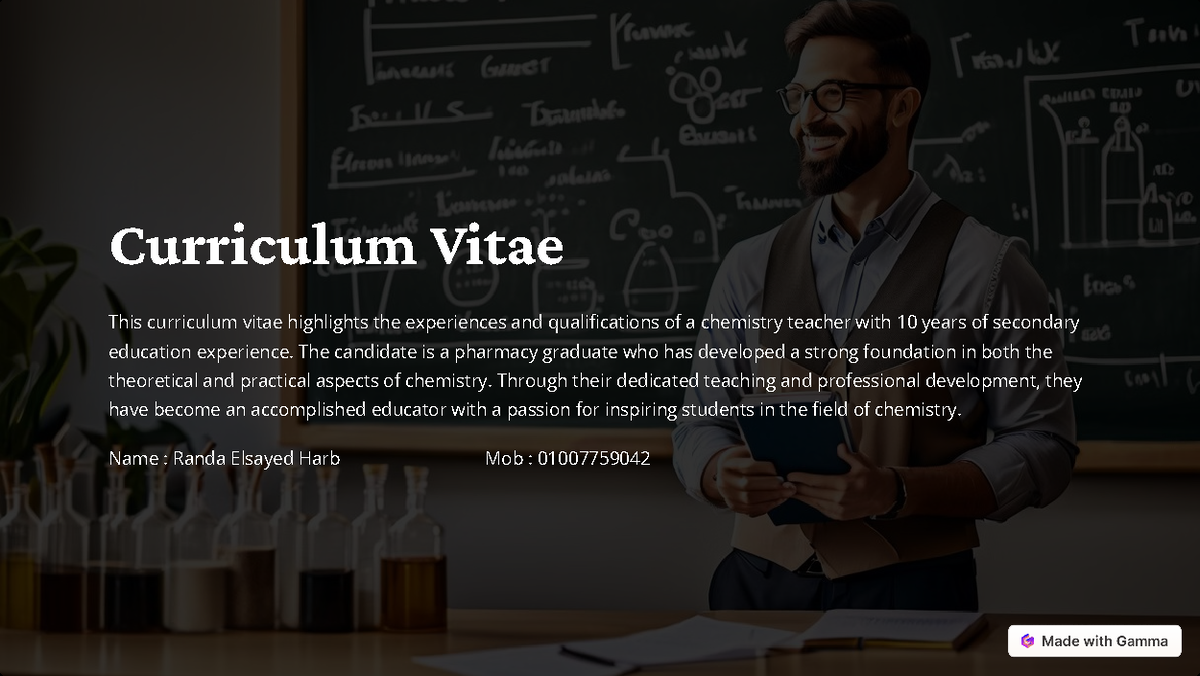 Curriculum-Vitae - ggff - Curriculum Vitae This curriculum vitae ...