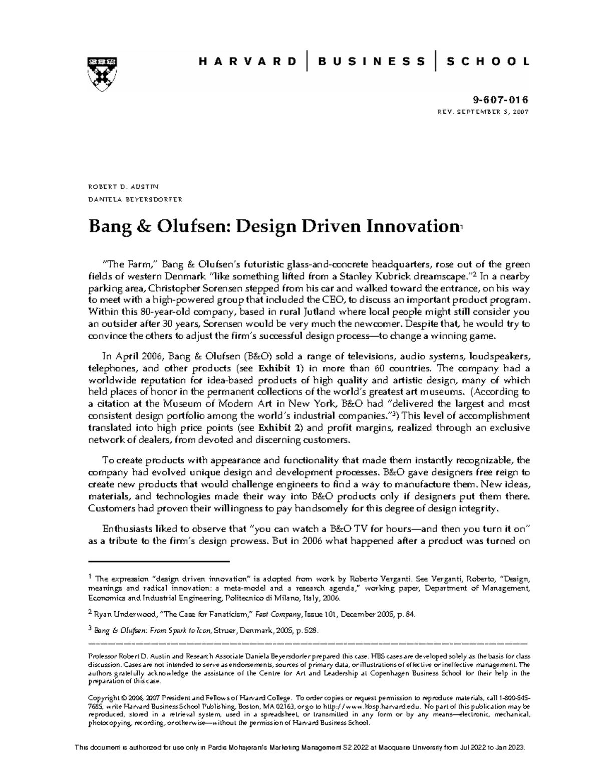 BO - outline for bang and oulfsen - 9 - 6 0 7 - 0 1 6 R E V : S E P T E ...