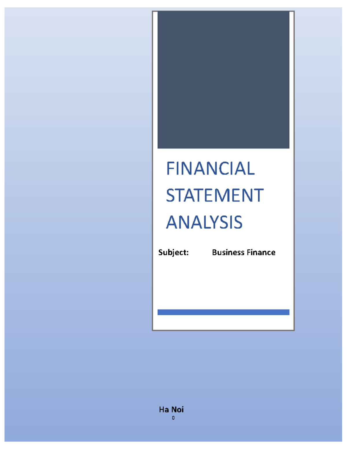 PNJ Balance Sheet Analysis - Subject: Business Finance FINANCIAL ...