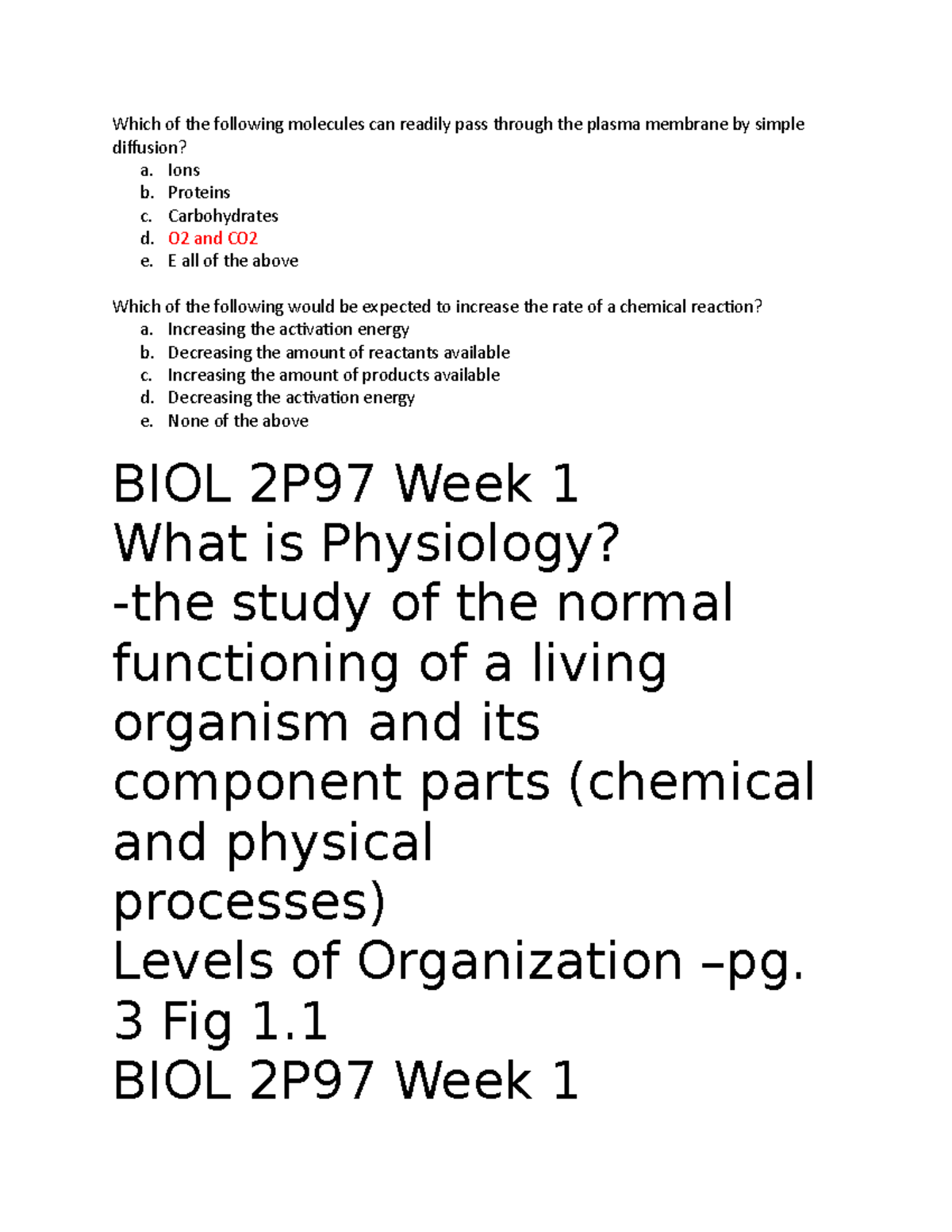 Test Review Multiple Choice Questions - Which of the following ...