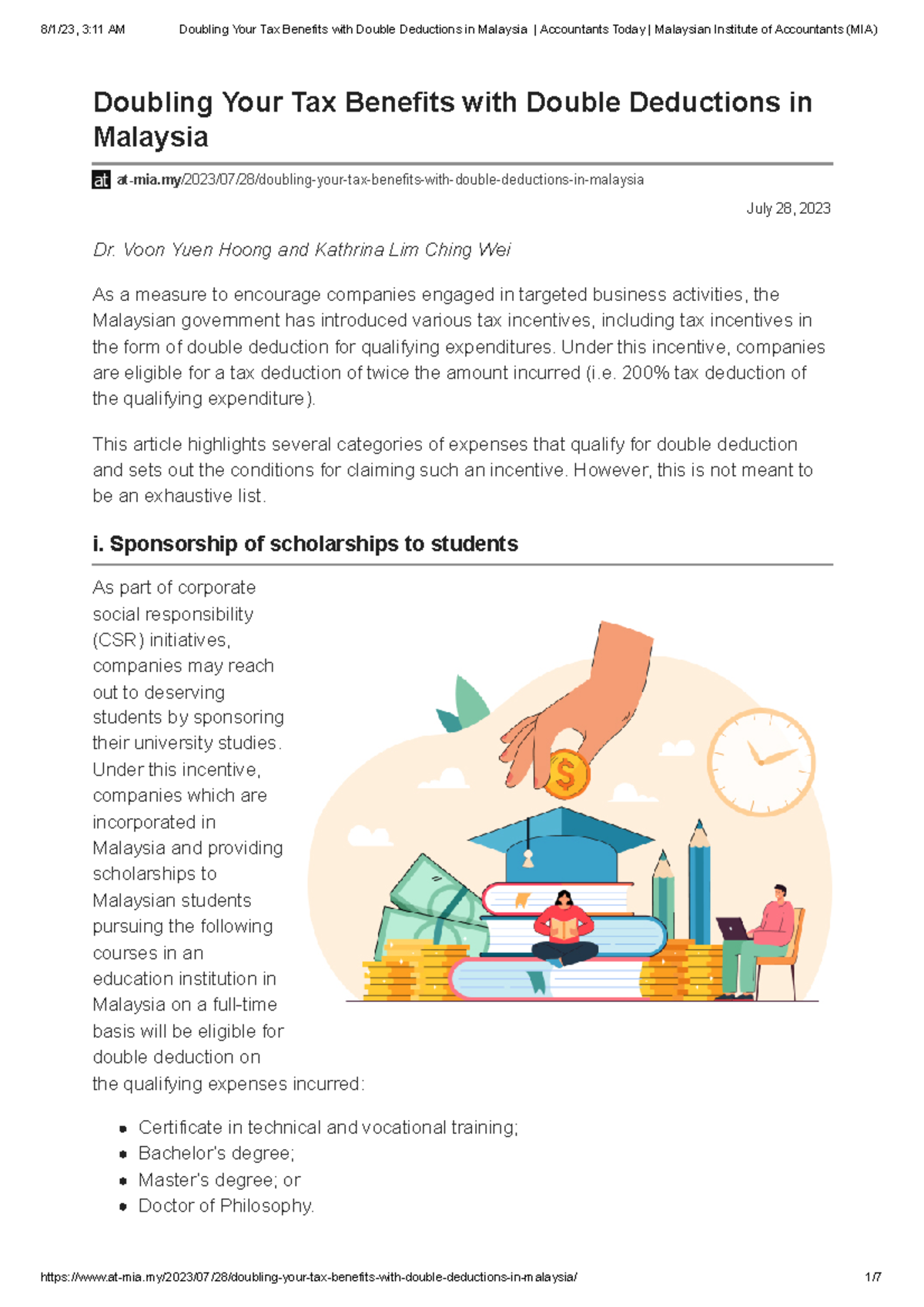 Doubling Your Tax Benefits with Double Deductions in Malaysia ...