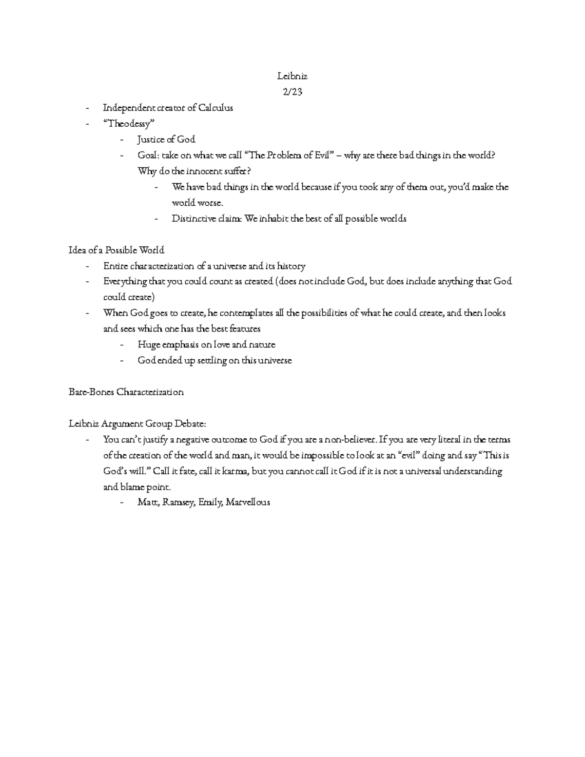 Leibniz Lecture Notes - Leibniz 2/ Independent creator of Calculus ...