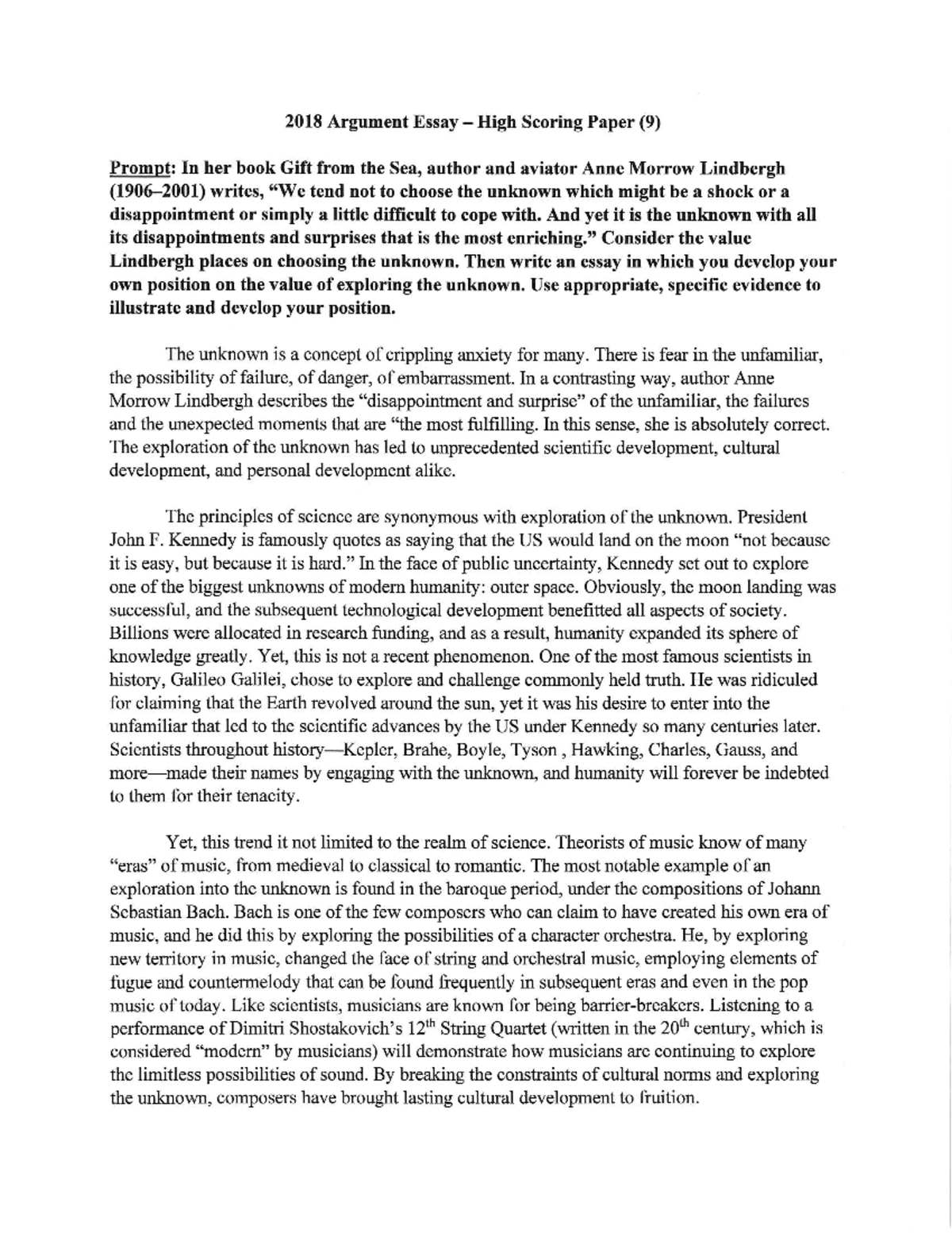 Argument Packet - Studocu