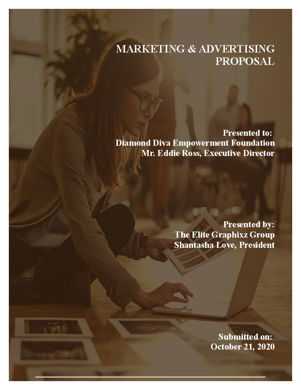 Business Proposal - Rough Draft - MARKETING & ADVERTISING PROPOSAL ...