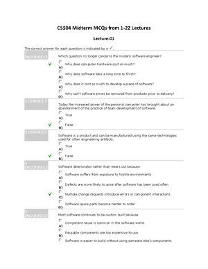 CS504 Midterm Solved MCQS By Junaid - DATE: 12/24/ CS504- SOFTWARE ENGEINRING-I (SOLVED MCQs ...