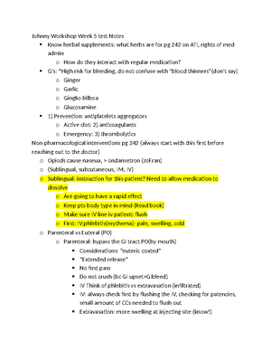 Week 1 Skills Lab Notes - bloopy - yhWeek 1 Skills Lab Notes Infection ...
