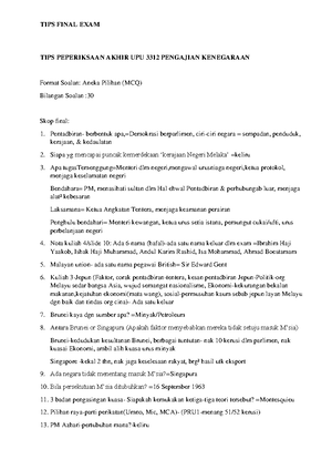 PA Sem2 Nota Topik Rukun Negara dan Wawasan 2020 - Bil Nota Topik Rukun ...