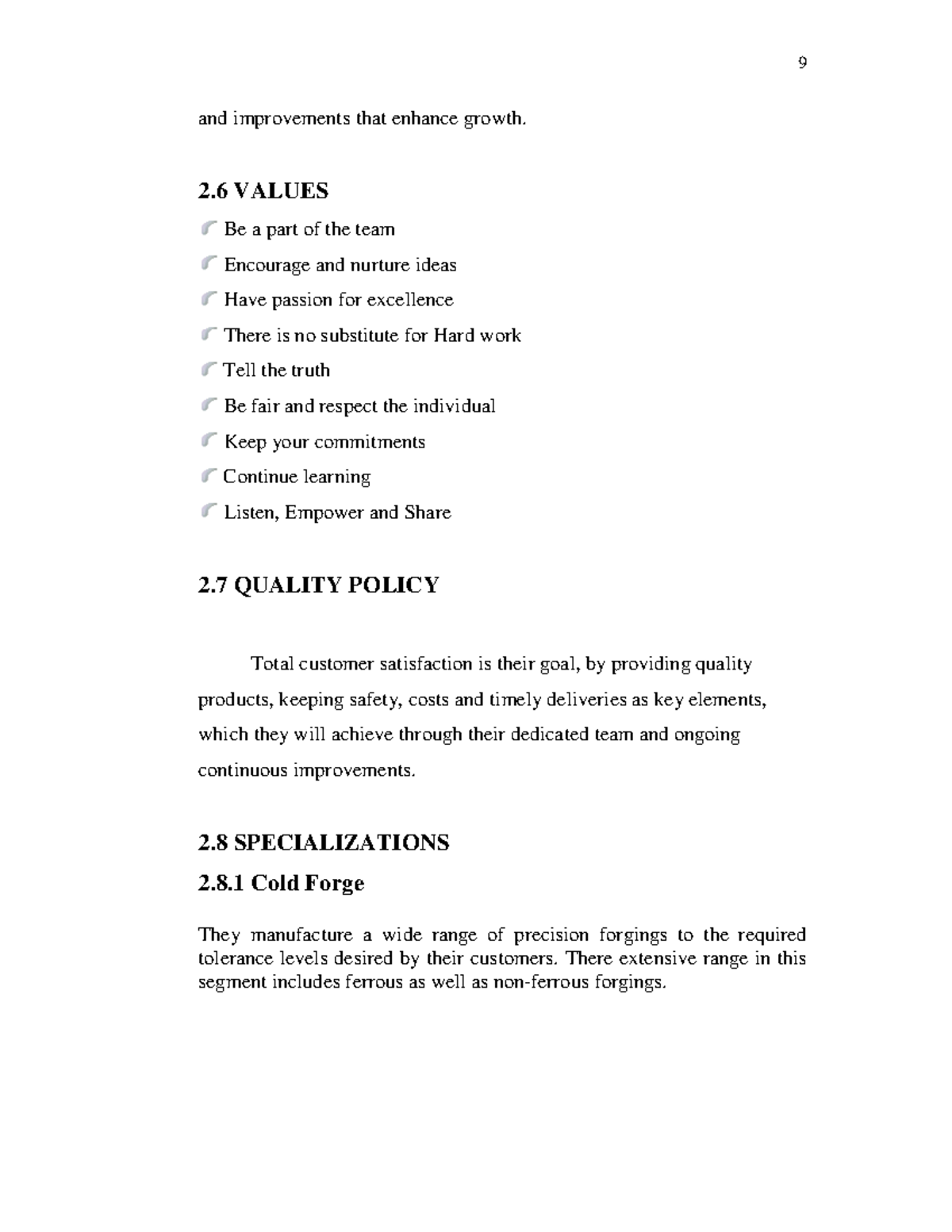 Performance Analysis OF BFPL-9-16 - and improvements tha 2 VALUES Be a ...