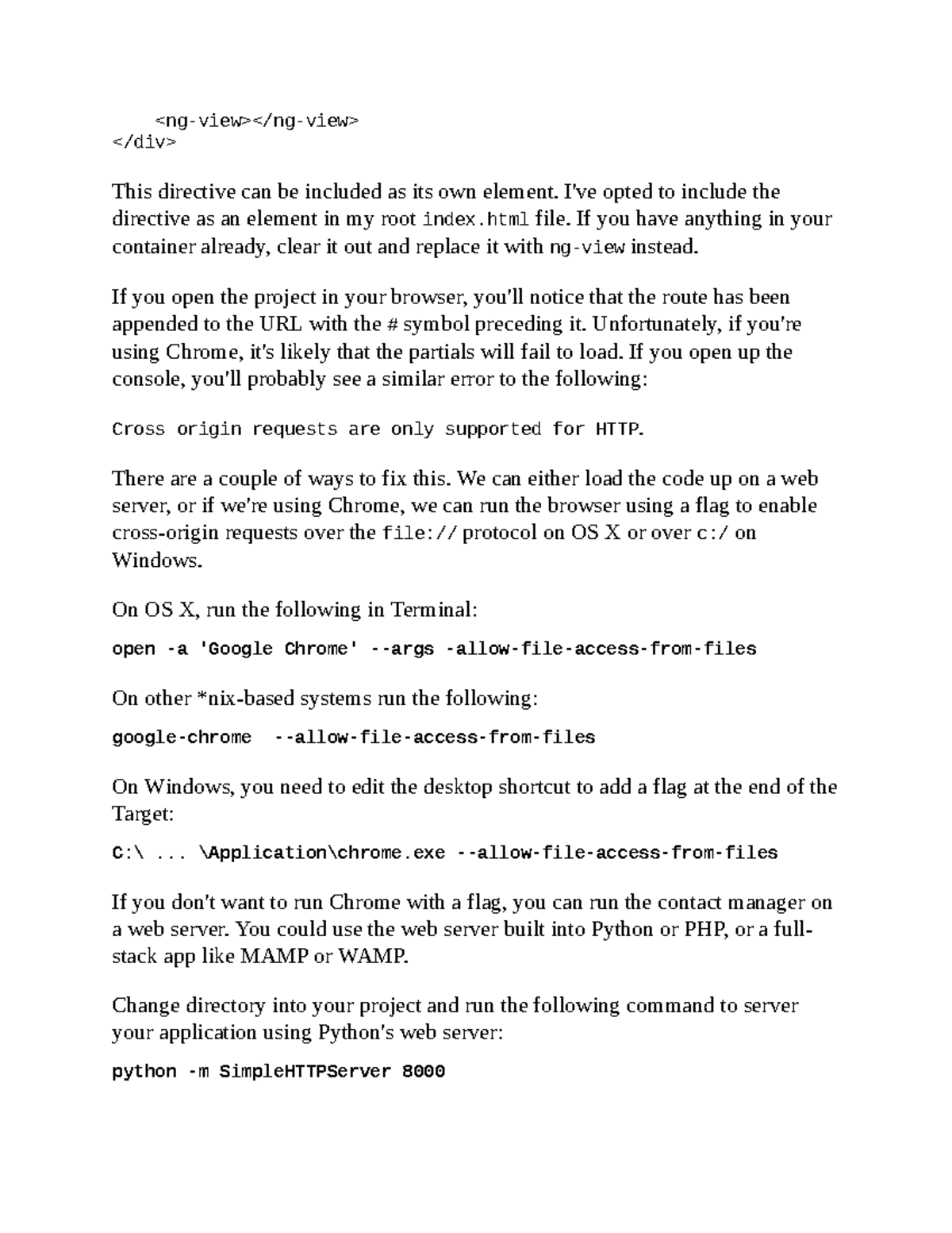 Learning Web Development with Bootstrap and Angular - This directive can be included as its own ...