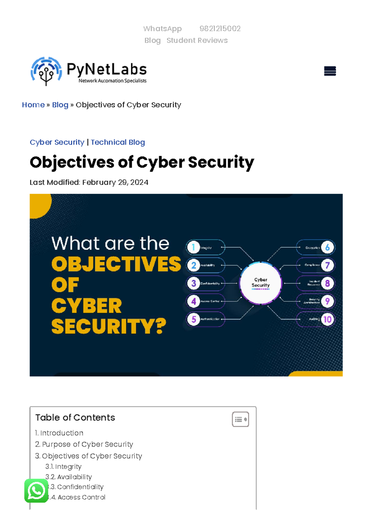 Objectives of Cyber Security - Introduction 2. Purpose of Cyber ...