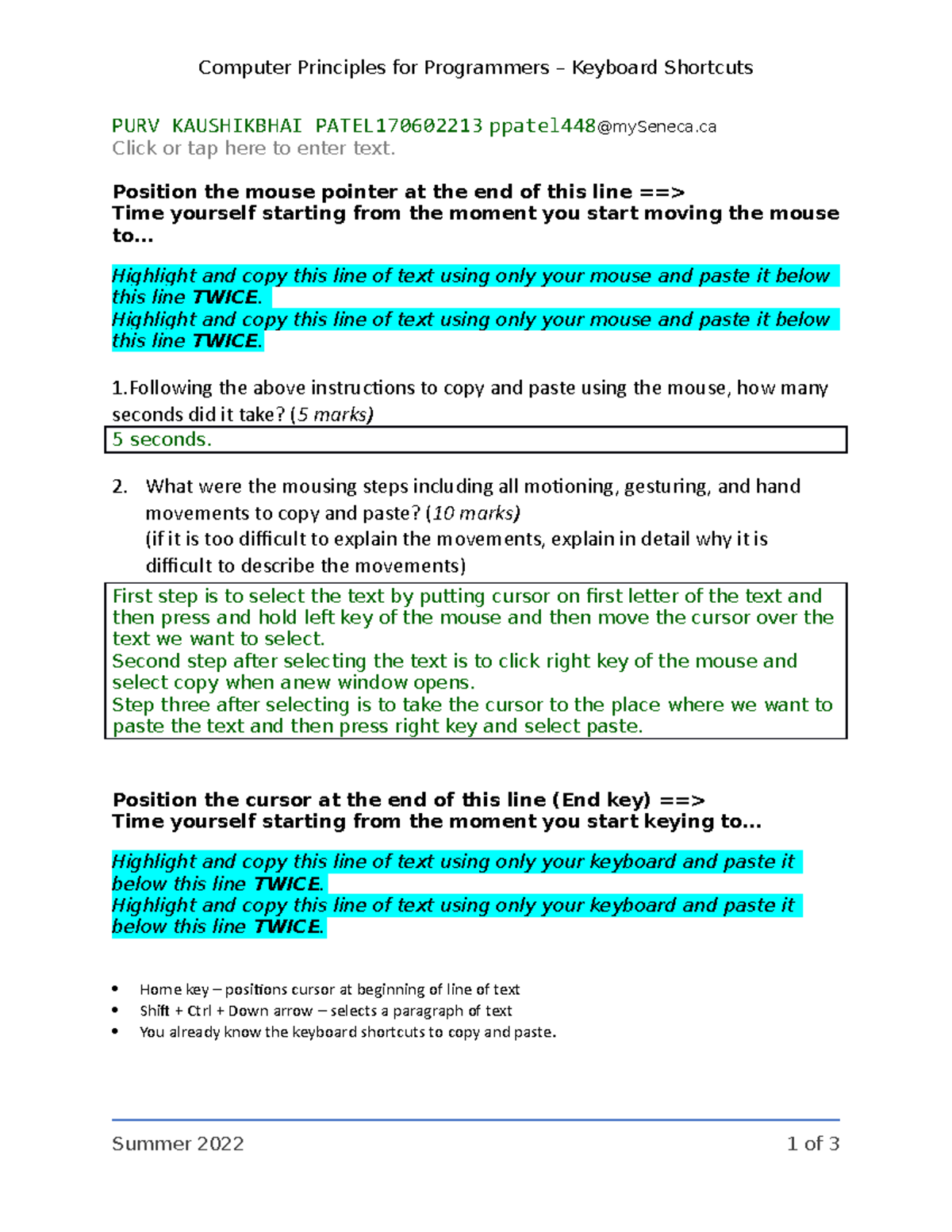 Cp4p Week2 Activity Computer Principles For Programmers Keyboard Shortcuts Purv Kaushikbhai