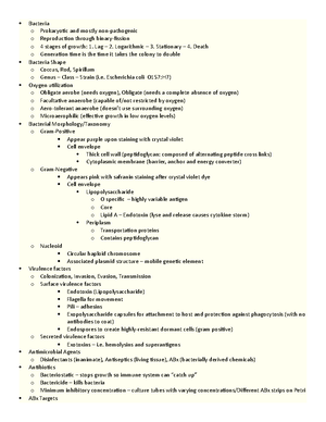 Immunology Notes - Introduction to Immunology Learning Objectives ...
