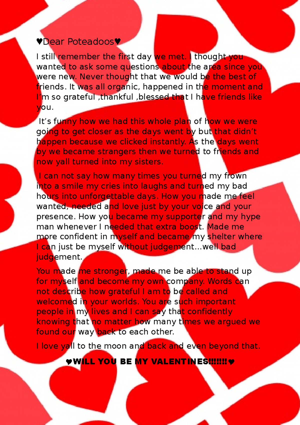 Dear Poteadoos Zwawa - GDSW - Dear Poteadoos I still remember the first ...