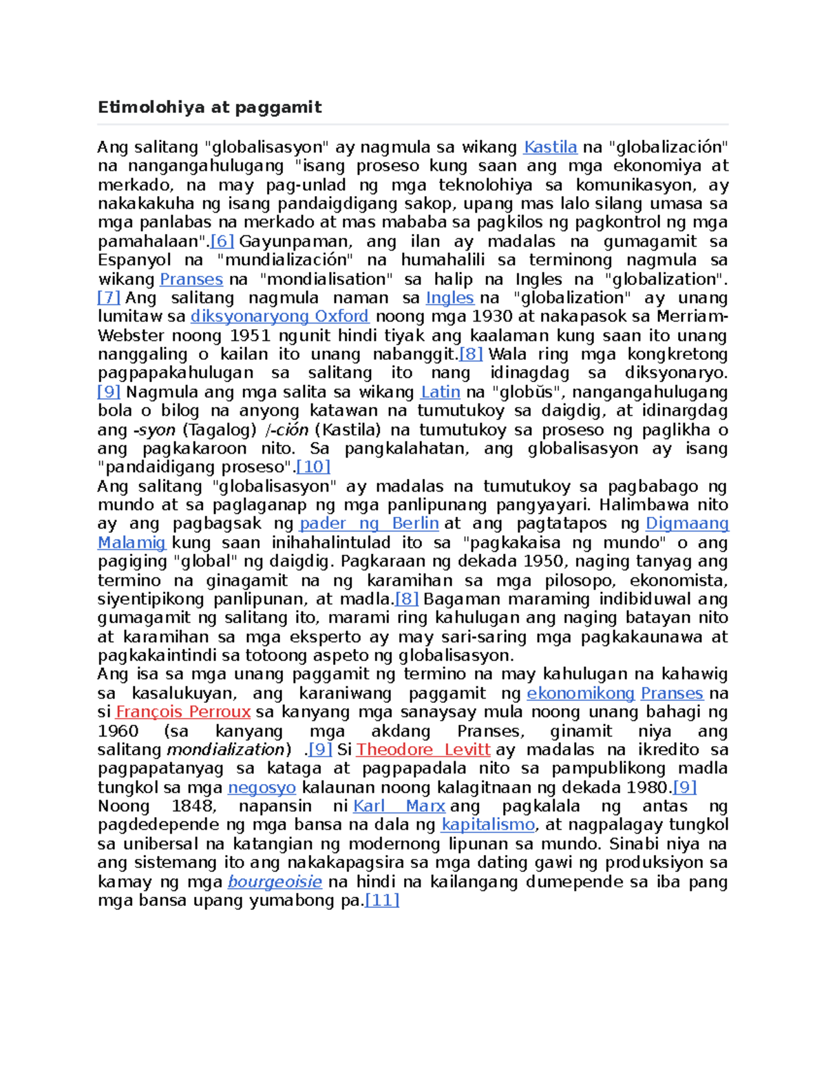 Document - Summary - Etimolohiya at paggamit Ang salitang ...
