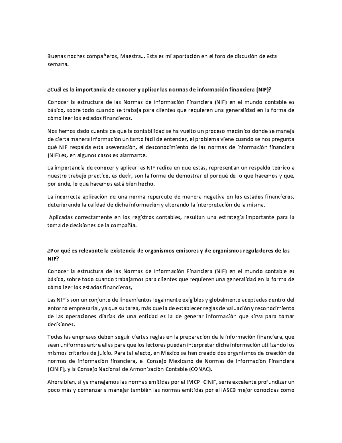 ACT. # 10 N.H.M.C - ACTIVIDAD NUMERO 3 CONTABILIDAD - Buenas noches compañeros, Maestra& Esta es ...