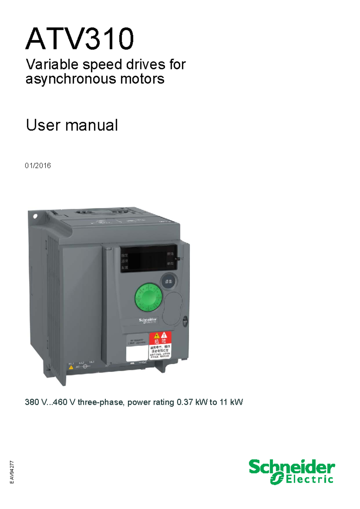 Atv310 user manual 1507537705 - schneider-electric 2354235 11/ ATV310 ...