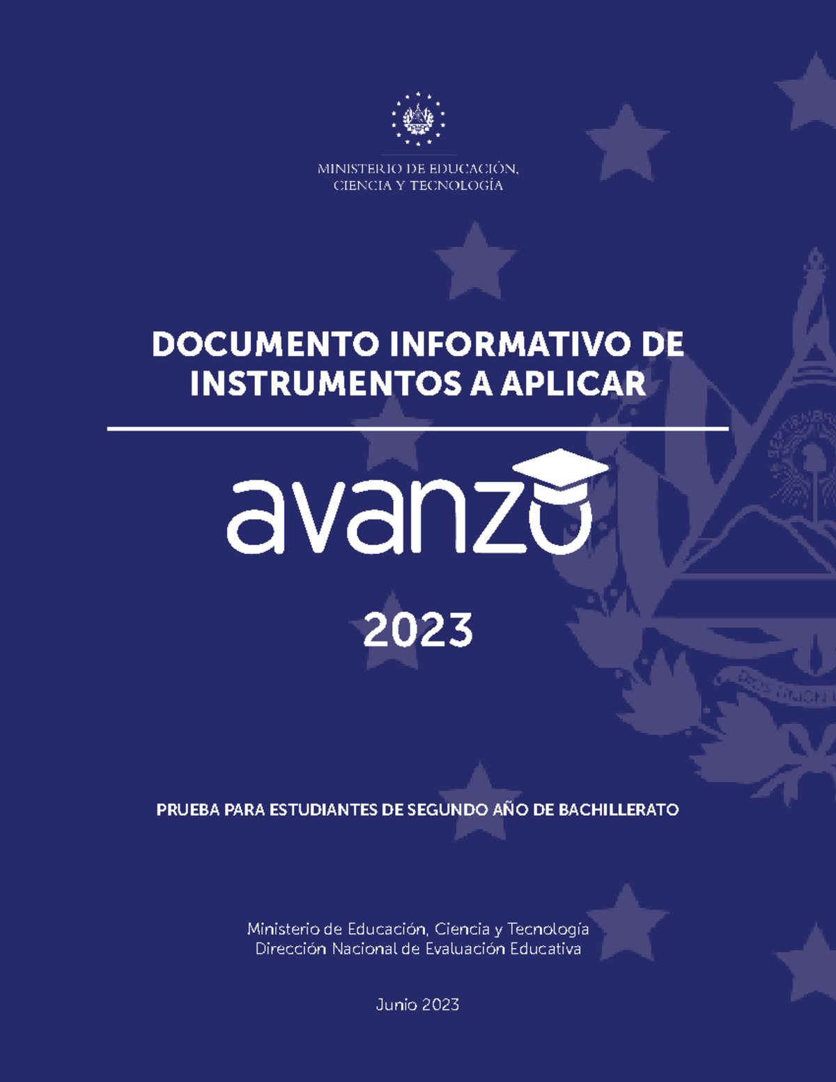 Documento Informativo DE Instrumentos A Aplicar- Agosto - DOCUMENTO ...