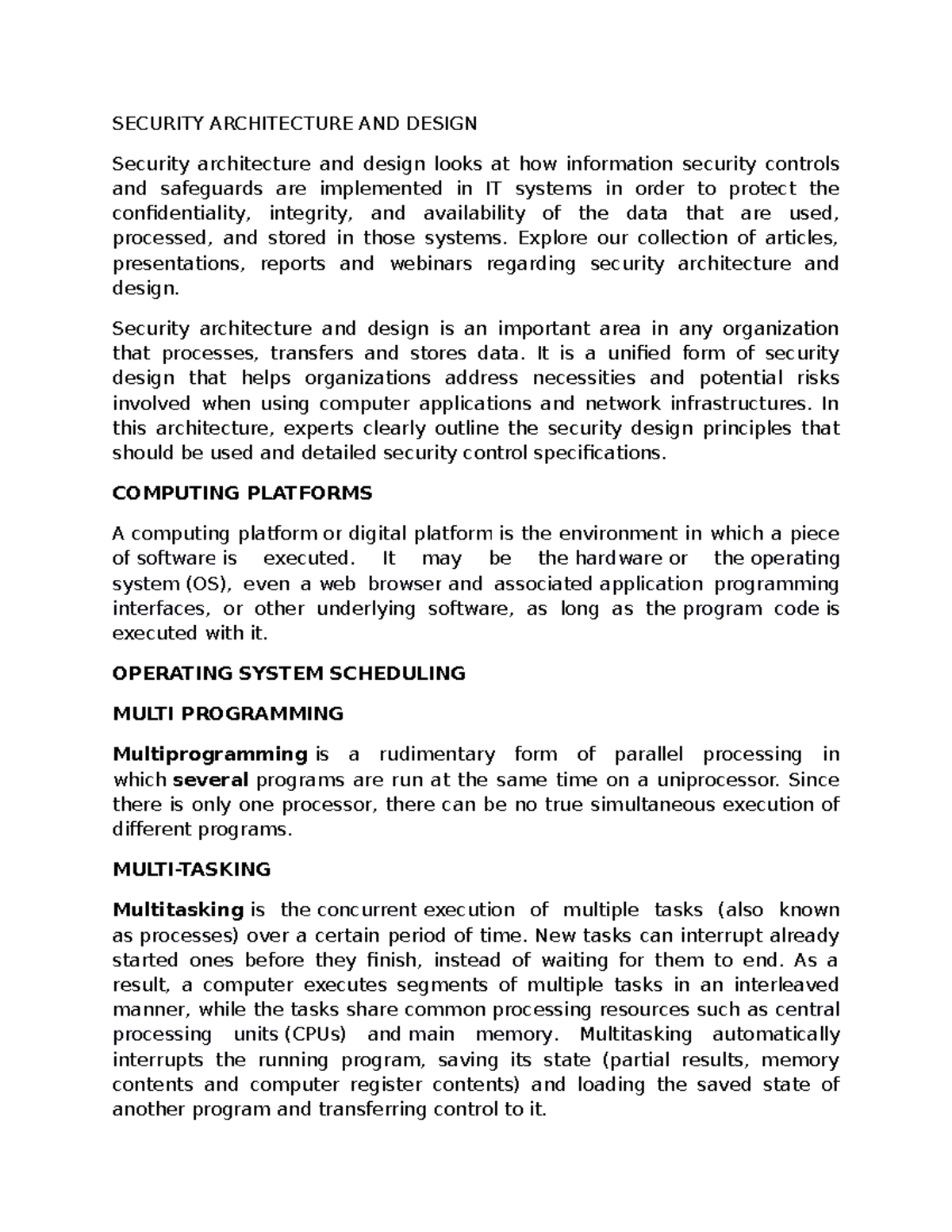 How To Design Security Architecture - Design Talk