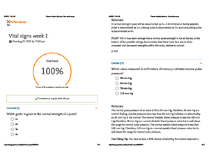 Chp. 15 eyes novice - EAQ - Exit Performance Final Score 100% 13 out of 14 questions answered ...