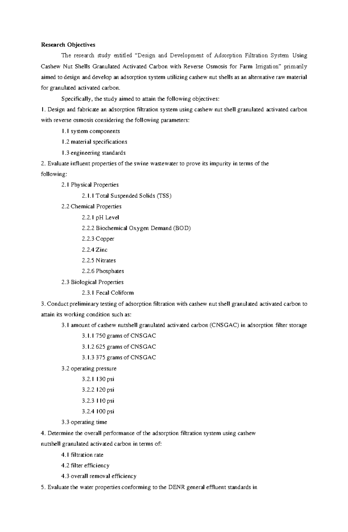 Sample- Objectives-OF-THE- Study DND - Research Objectives The research ...