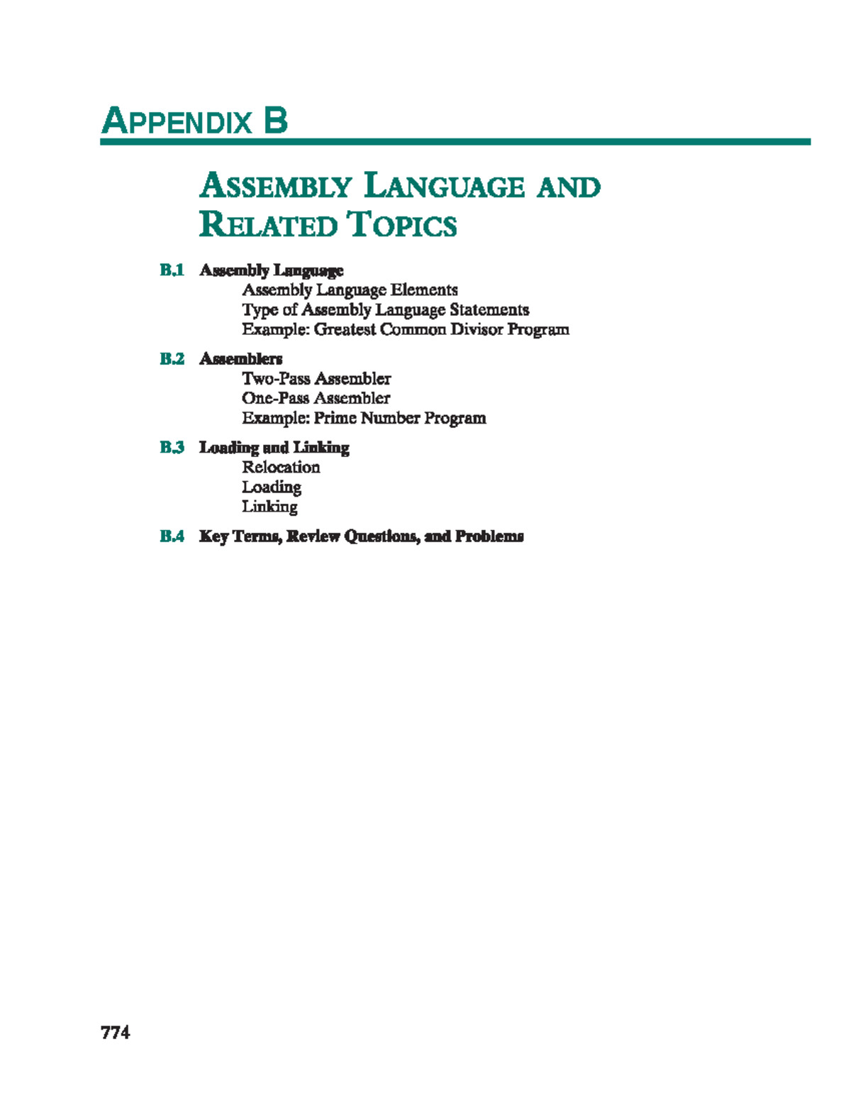 Essembly (PDF-Appendis B) a - APPENDIX B ASSEMBLY LANGUAGE AND RELATED TOPICS B Assembly ...