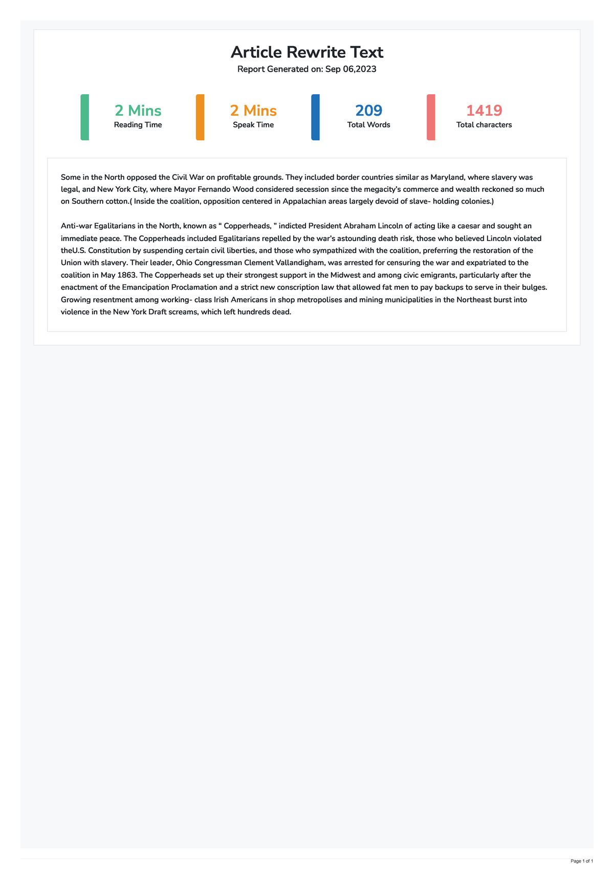 Article-rewriter-report - Article Rewrite Text Report Generated on: Sep ...