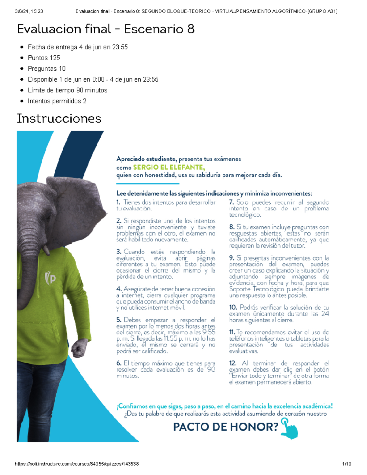 Pensamiento Algorí Tmico-Escenario 8 - Evaluacion final - Escenario 8 ...