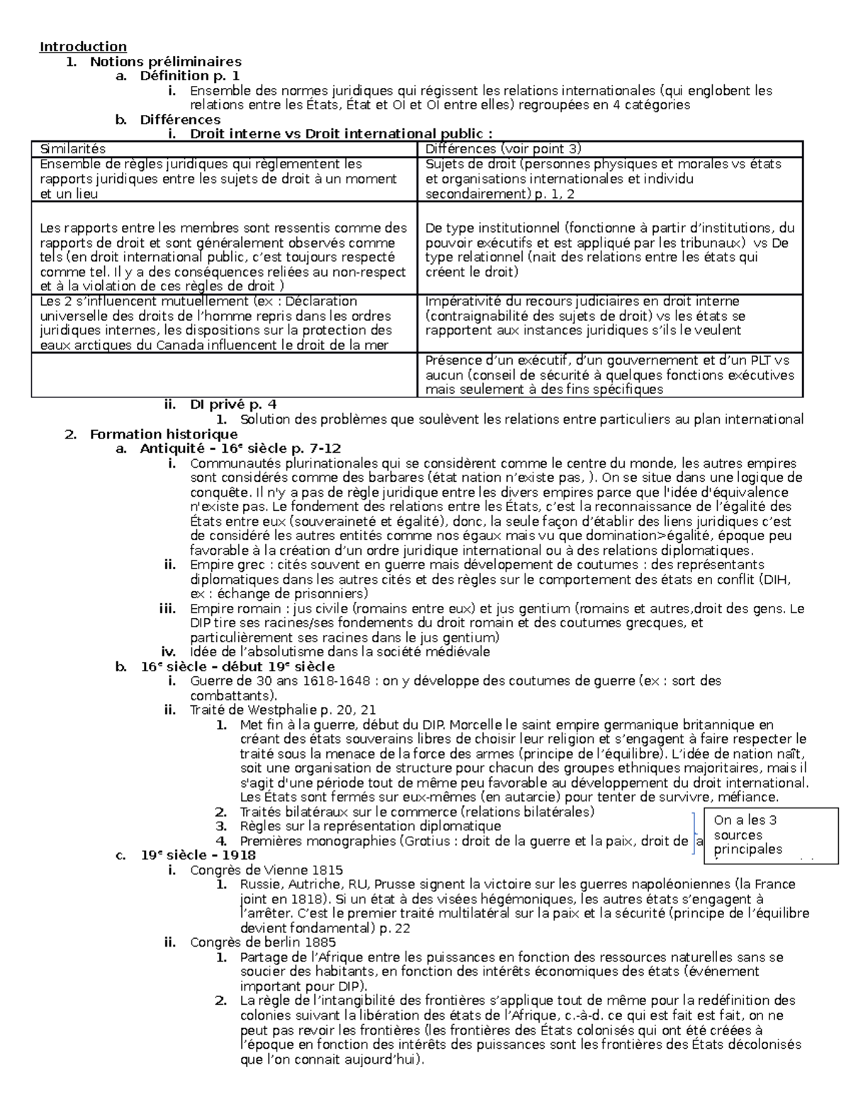 DIP propre - notes - Introduction 1. Notions préliminaires a ...