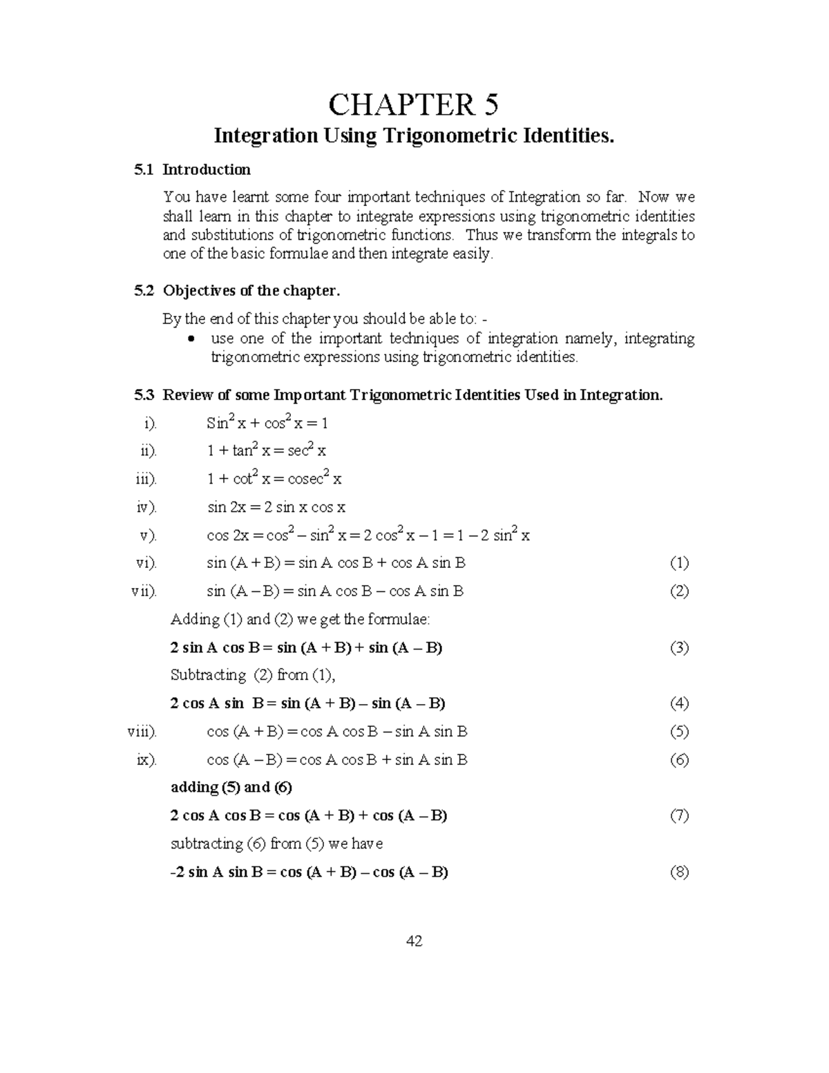 Chapter 5 - study material and revision material for actuarial science ...