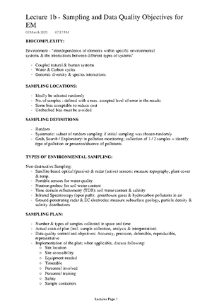 Lecture 1a - Introduction to EMA - Driving forces & pressures ...