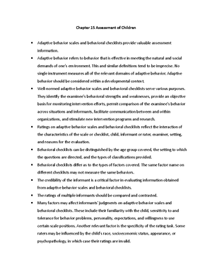 Chapter 4 Assessment of Children - Chapter 4 Assessment of Children ...
