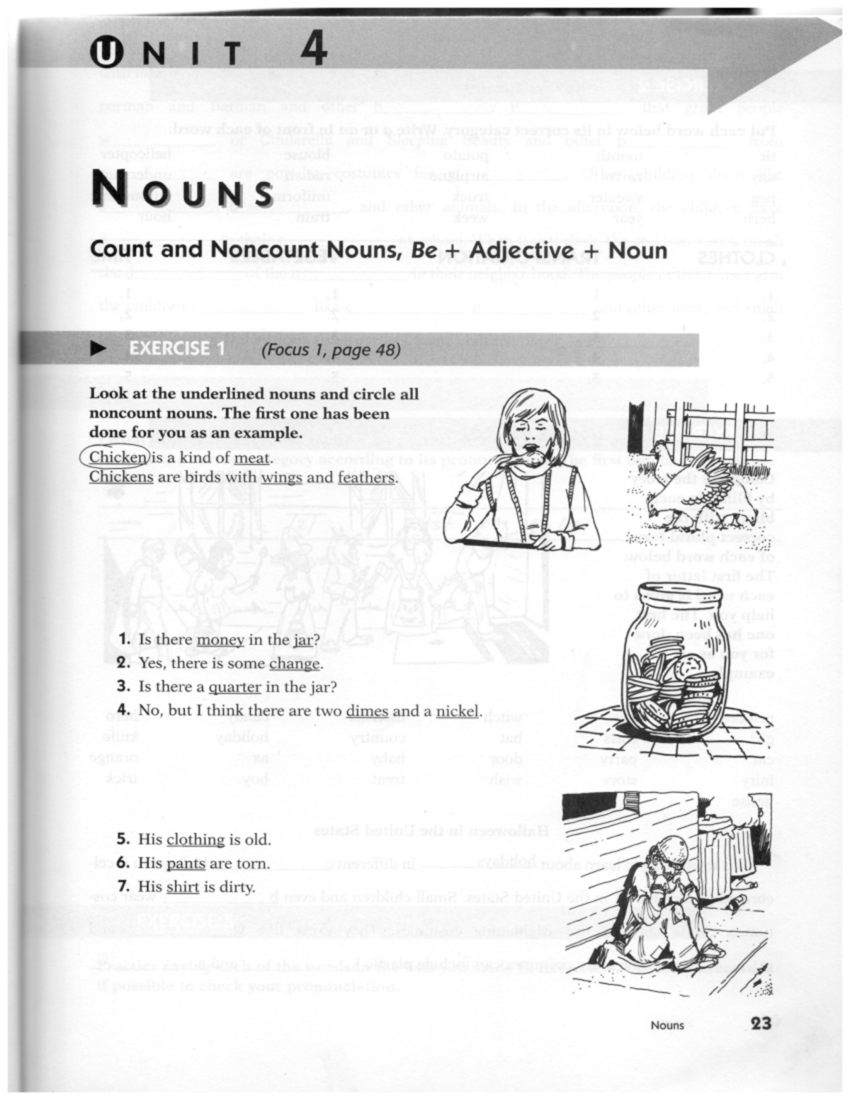 Nouns - INGLES - UNIT 4 NOUNS Count and Noncount Nouns, Be Adjective ...