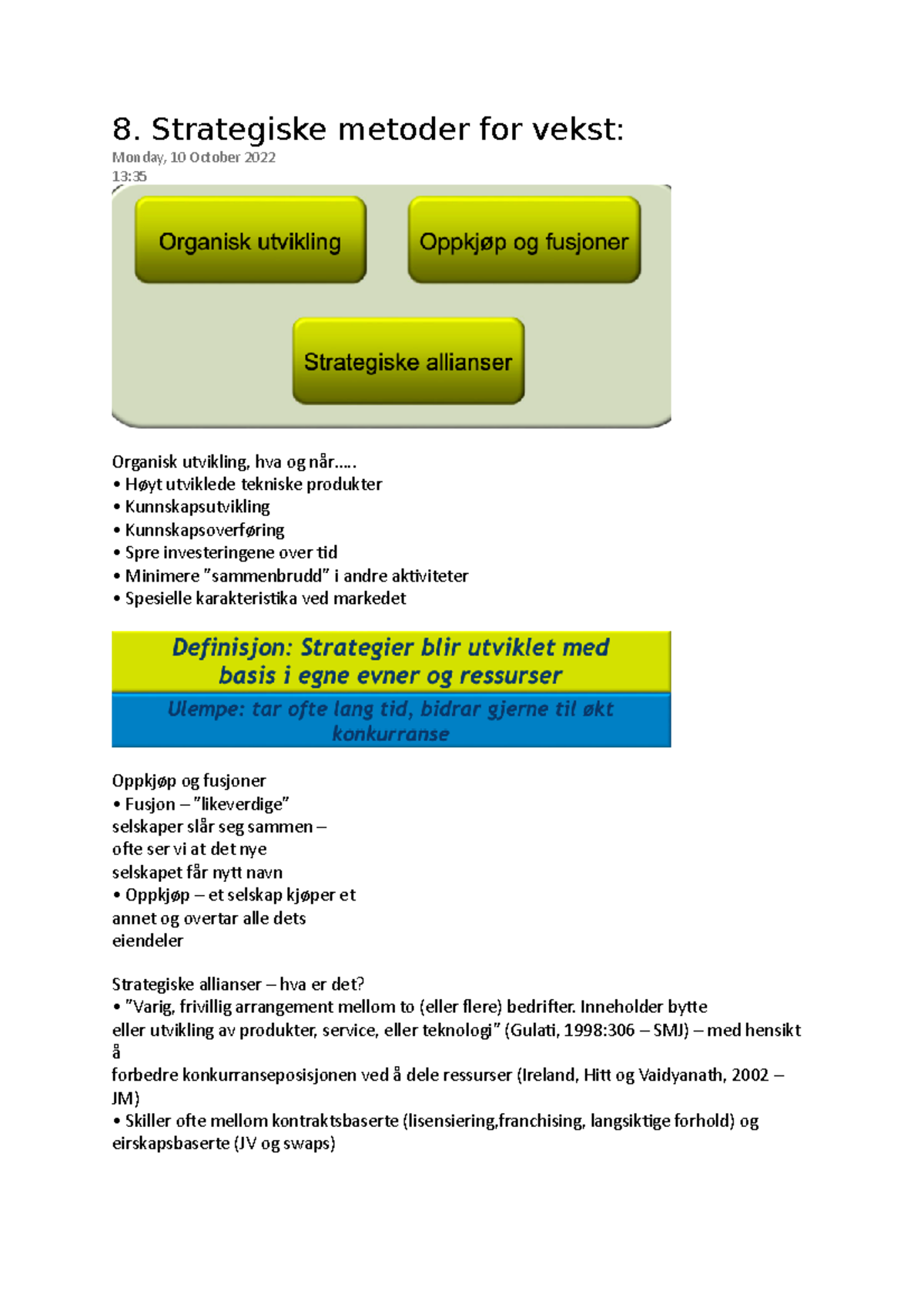 Strategihjulet - liten oversikt - 8. Strategiske metoder for vekst ...