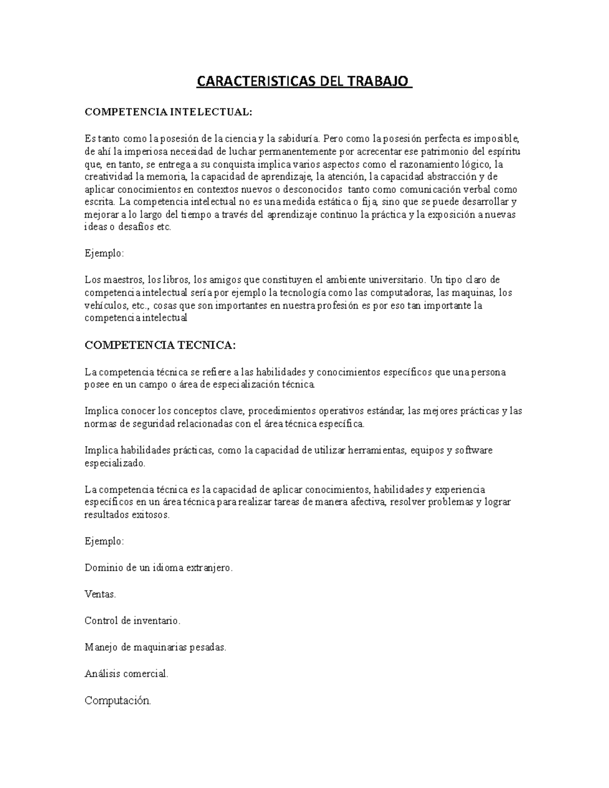 Caracteristicas%20del%20trabajo - CARACTERISTICAS DEL TRABAJO ...