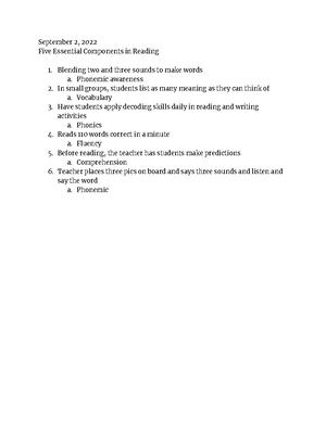 Essential Components of RTI Notes - Essential Components of RTI Notes ...