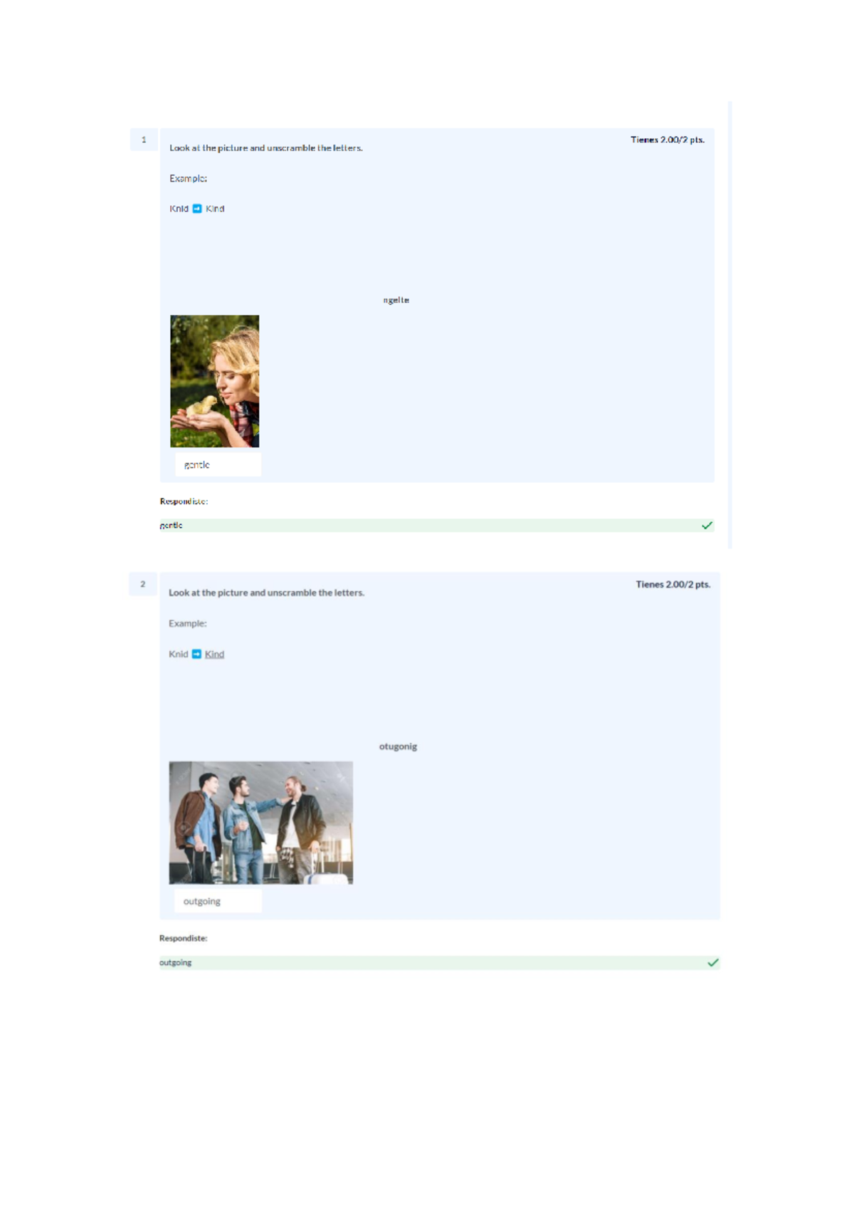 Week 05 - Pre-Task Vocabulary Unit 1 - Time to Practice 2 - Ingles III ...