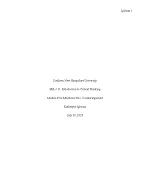 PHL26012 - work - Chairez 1 1-2 Journal Reflection: I've Got a Feeling ...