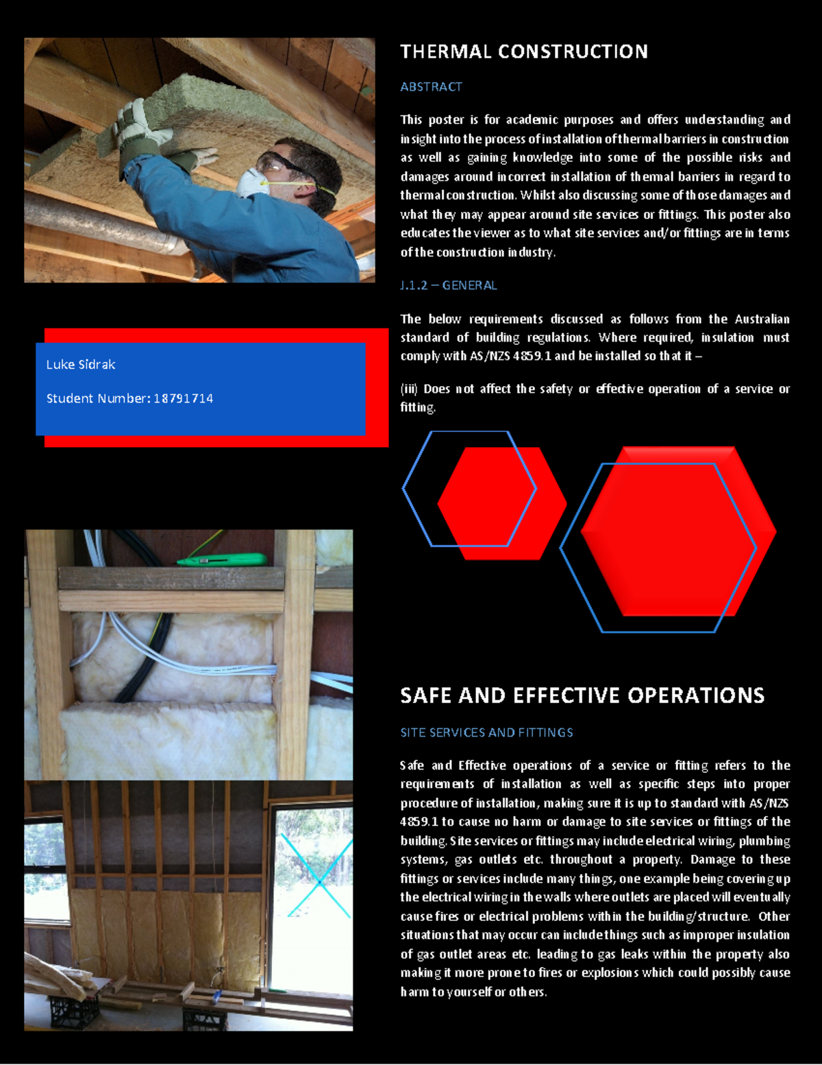 Thermal Construction Poster - THERMAL CONSTRUCTION ABSTRACT This poster ...