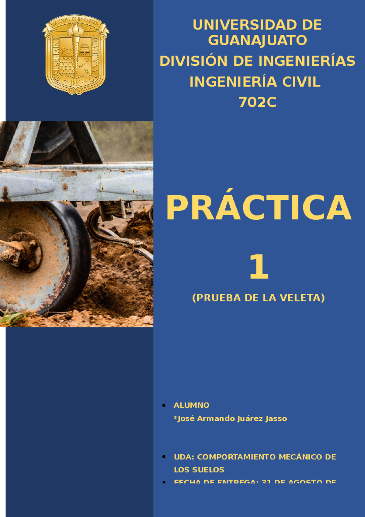 Practica 1 - D UNIVERSIDAD DE GUANAJUATO DIVISIÓN DE INGENIERÍAS ...
