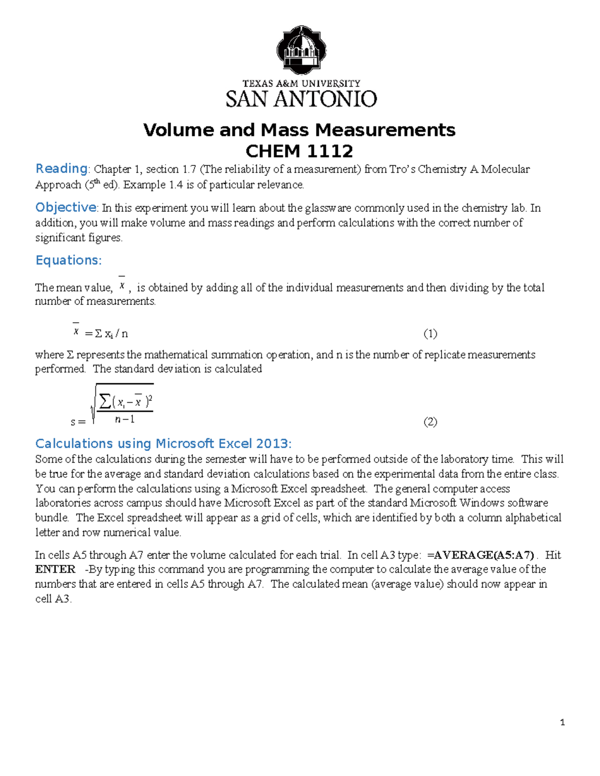 2-Volume and Mass Measurements for 1112 IP 1-15-20 - Volume and Mass ...
