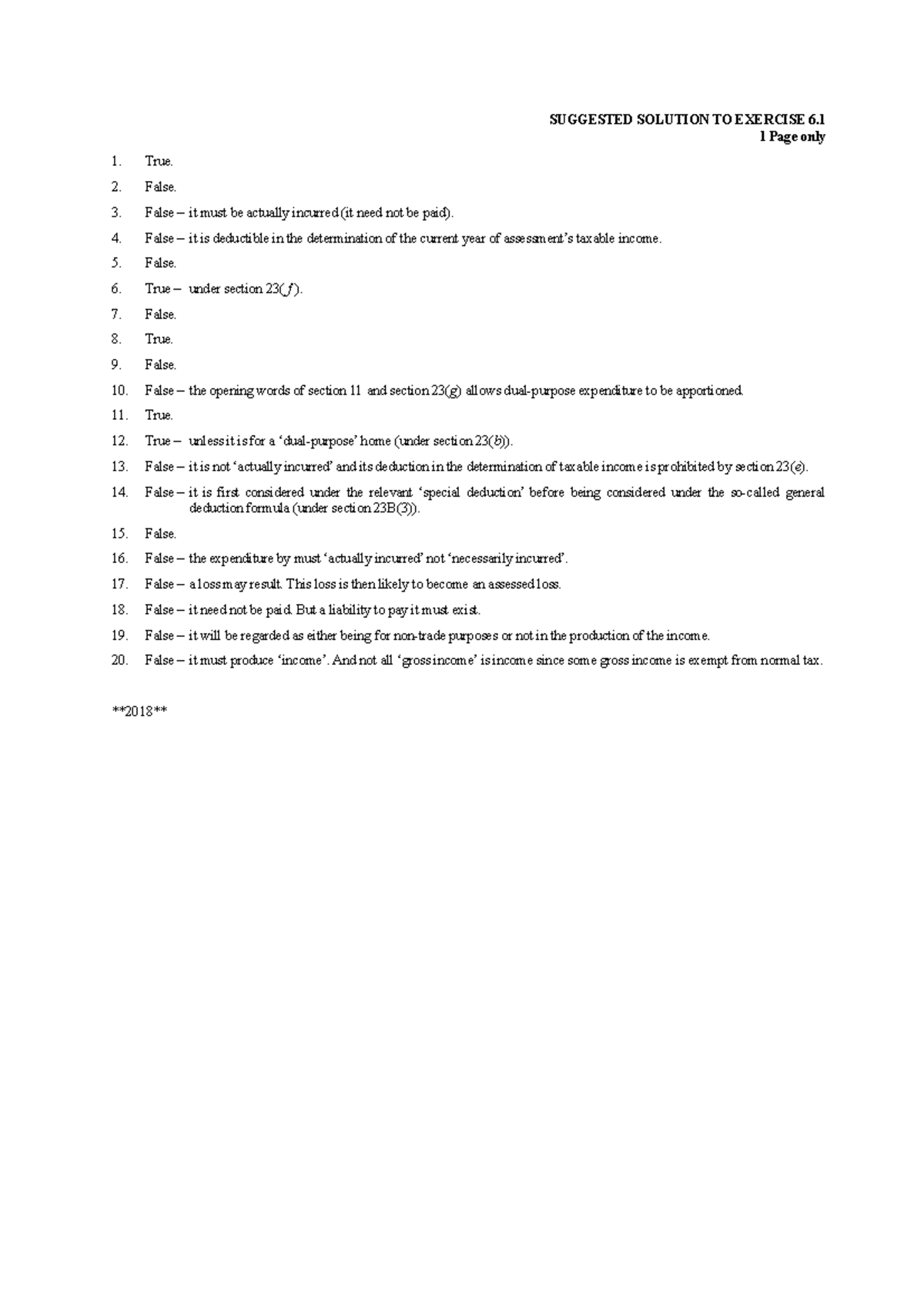 Solutions 6 7 Solution Suggested Solution To Exercise 6 1 Page