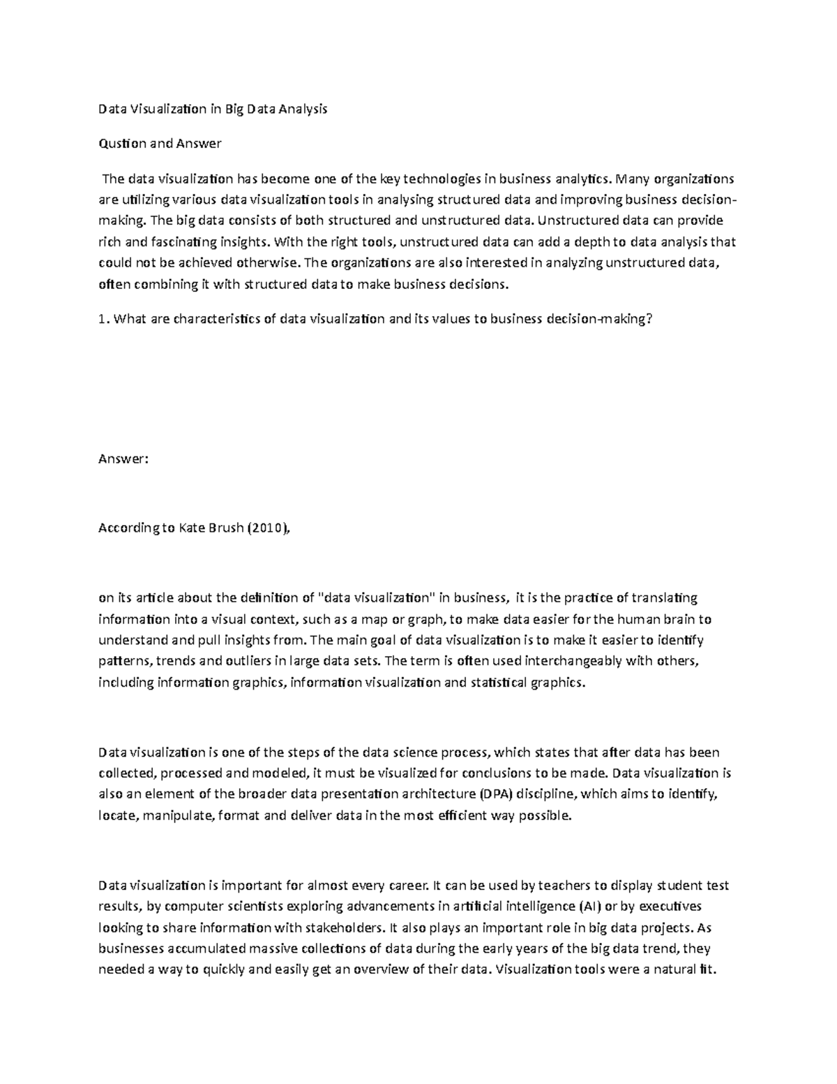 Data Visualizat-WPS Office - Data Visualization in Big Data Analysis ...
