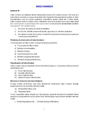 Lecture-08 (Regression Analysis) - Lecture- In analyzing data from various disciplines such as ...