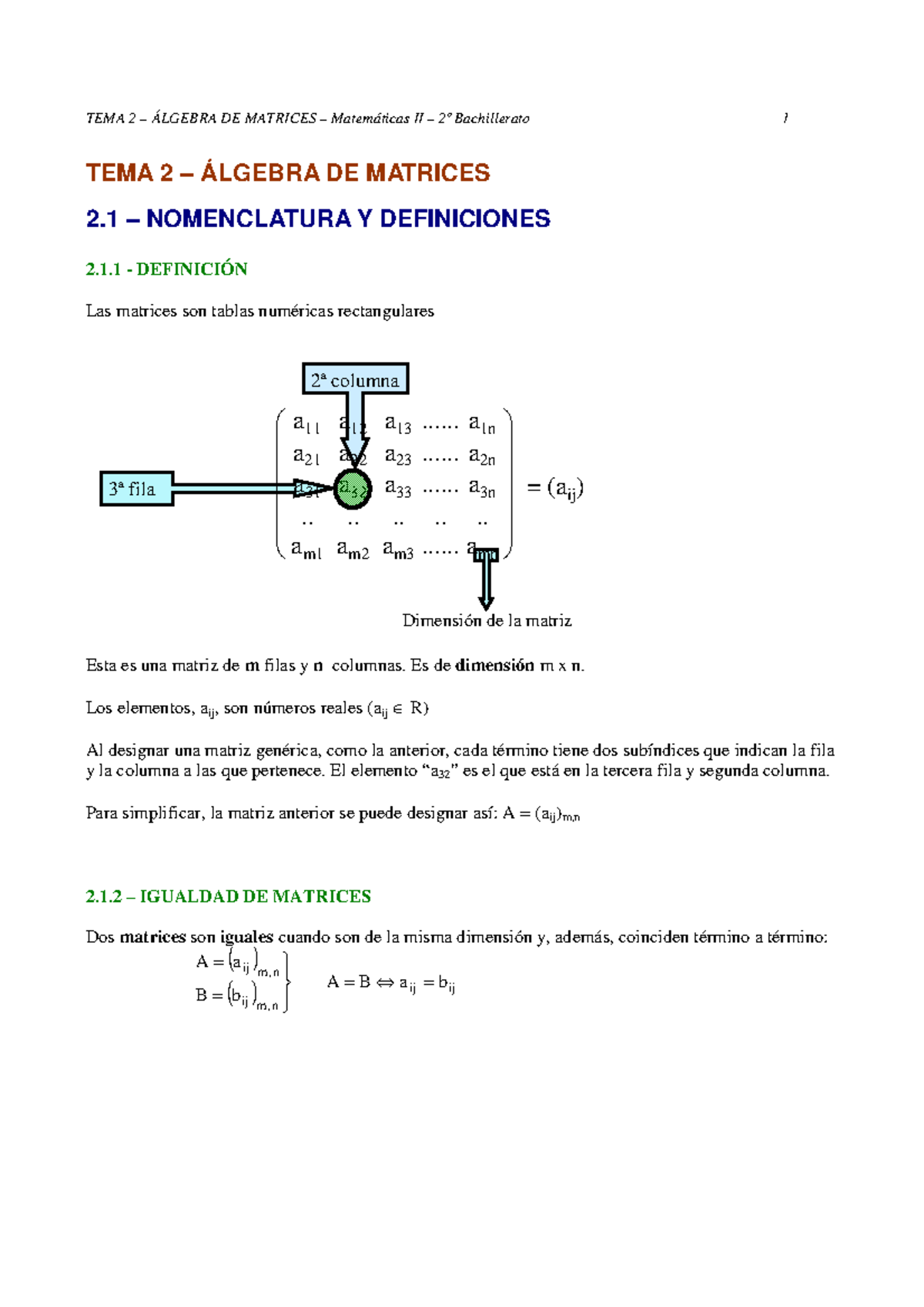 2-matrices - Formulario para apoyo a nivel sergundo de bachillerato ...